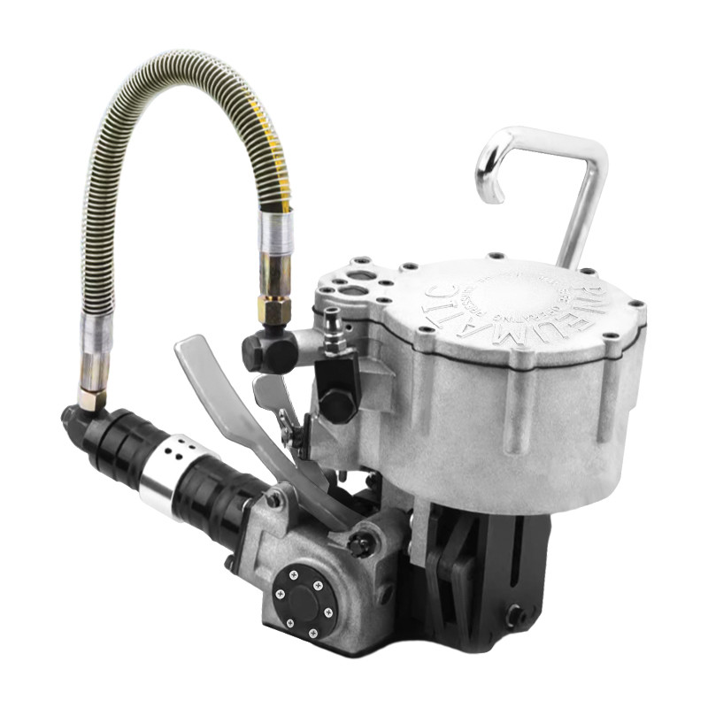 Pneumatic Hand Metal Banding Machine Strapping Tools Combination Video